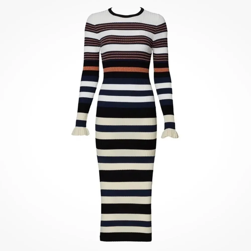 Opening Ceremony | Dresses | Opening Ceremony Nwot Womens Blue Striped ...